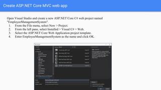 Asp Net Core Mvc With Ef Core Code First Pdf