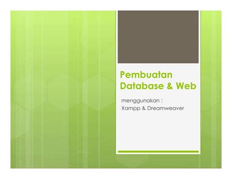 pembuatan database dan web 1 pdf