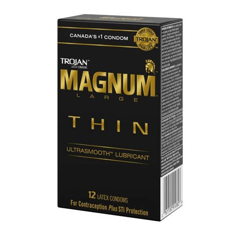 Buy Trojan Magnum Thin Lubricated Condom Ultra Sensitive And Reliable