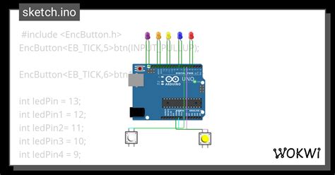 5 ЗАДАНИЕ С КНОПКАМИ ВЕРШИОН ФИРСТ Wokwi Esp32 Stm32 Arduino Simulator