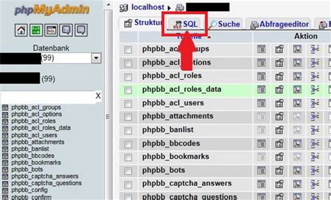 Phpbb De Knowledge Base Umgang Mit Phpmyadmin