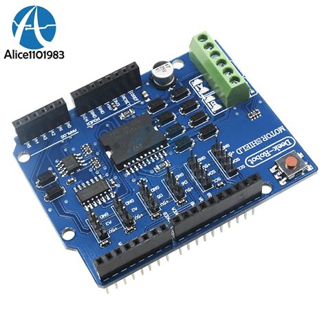 buy l298 l298p shield r3 dc motor driver shiled board