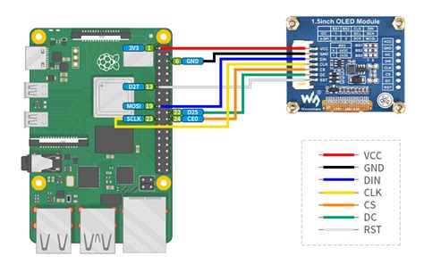 Inch OLED Display Module X Pixels Gray Scale SPI I C Interface
