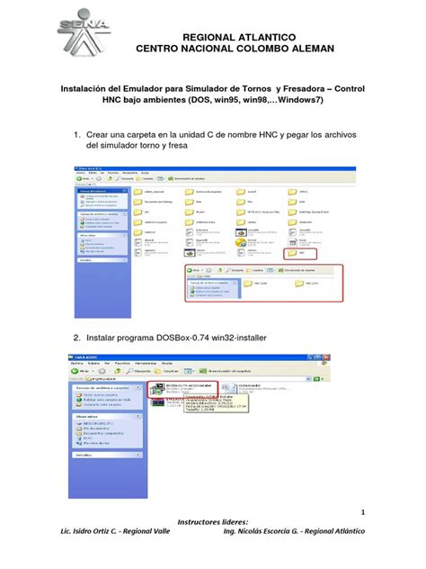 Instalacion Del Emulador Pdf Software Del Sistema Arquitectura De Computadores