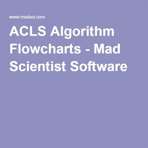 ACLS Algorithm Flowcharts