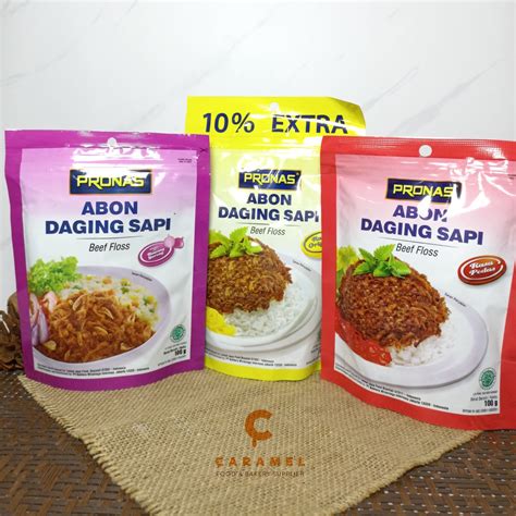 Jual Abon Sapi Abon Sapi Cap Pronas Abon Sapi 100gr Abon Sapi