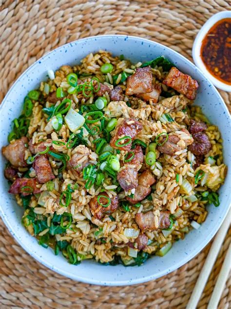 Pork Belly Fried Rice Recipe Simple Home Edit