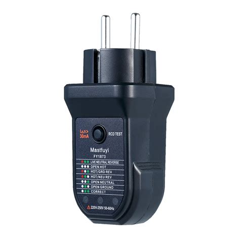 Buy Decdeal Advanced Rcd Electric Socket Tester Automatic Neutral Live Earth Wire Electric
