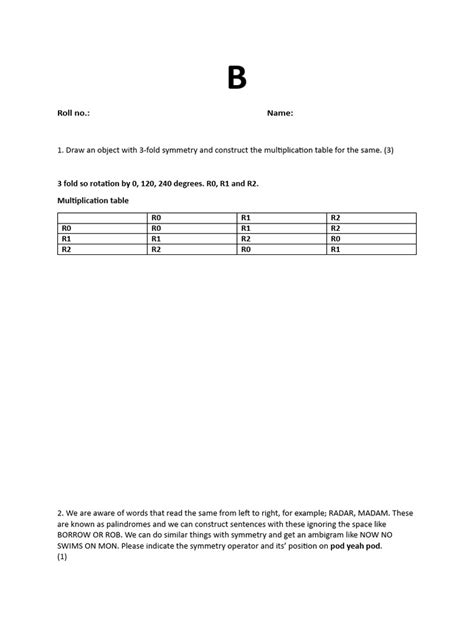mini quiz 1 b and d solution pdf
