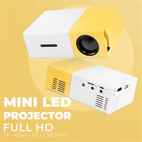 Jual Mini Portable Led Projector Full Hd With Tf Hdmi Av Usb