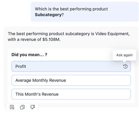 Use Smart Suggestions To Clarify Ambiguous Questions