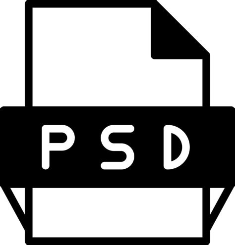 Psd File Format Icon 15829693 Vector Art At Vecteezy