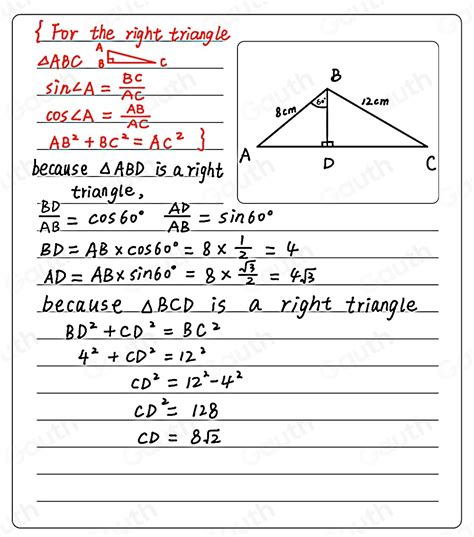 Solved Question 4 Diagram Not Accurately Drawn Abc Is A Triangle Adc Is A Straight Line With