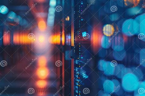 Server Room Data Center Big Data Storage Cloud Computing Technology Stock Image Image Of