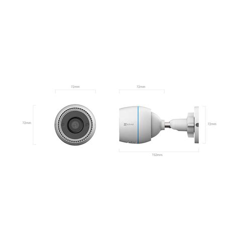 Cam Wi Fi Externa Ezviz Cs C3tn A0 1h2wf 2 8mm Distribuidora Virtualis