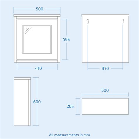 Chiltern 600mm Vanity Basin Unit Tall Cabinet And Mirror Cabinet Suite
