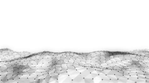 Premium Photo Abstract Technology Wave Of Particles Big Data Visualization Background With