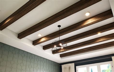 Easy Faux Wood Ceiling Beams Installation Instructions Depot Digest