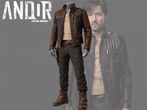 Cassian Andor Inspired Rogue Rebel Costume Star Wars Andor Cosplay Set
