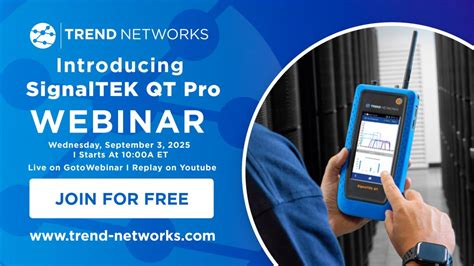 Webinar Wednesday 5 Steps To Network Troubleshooting Success With Signaltek Qt Pro Trend