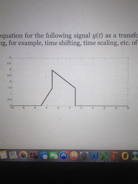 Solved B Give The Equation For The Following Signal Y T As Chegg