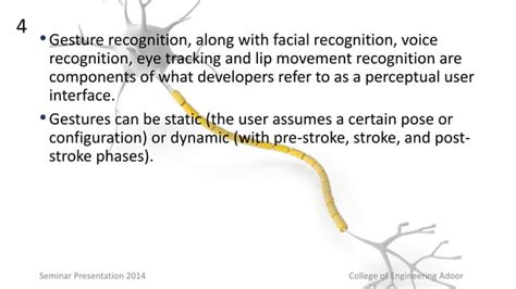 Gesture Recognition Using Artificial Neural Networka Technology For Identifying Gestures