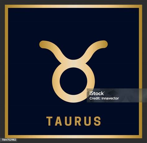 조디악 기호 황소자리 운세 황금 비문과 파란색 배경에 고립 된 황금 기호입니다 벡터 일러스트레이션 0명에 대한 스톡 벡터 아트 및 기타 이미지 Istock