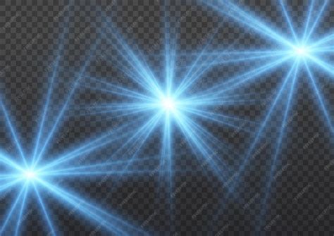 추상적인 빛은 회색 투명 배경에 보케 효과를 흐리게 합니다 벡터 렌즈 플레어 스포트 라이트 프리미엄 벡터