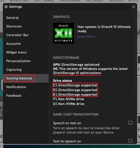 Pcがdirectstorageをサポートしているか確認する方法、windowsで有効にする方法、ゲームのサポートリスト