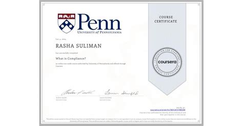 Dr Rasha Saad Suliman On Linkedin Completion Certificate For What Is Compliance