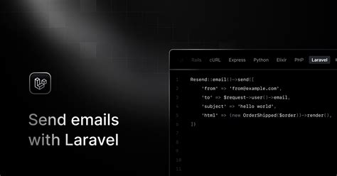 Send Emails With Laravel · Resend