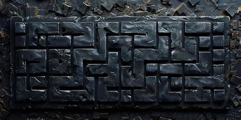 premium photo keyboard keys maze design symbolizes problemsolving and