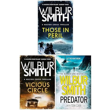 Wilbur Smith Hector Cross Series 3 Books Collection Set Those In Peril