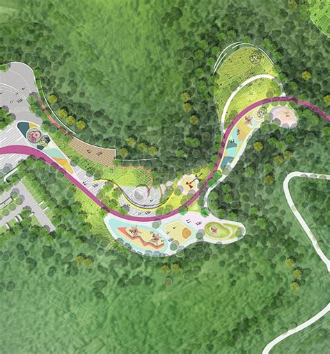 2022ps森系山体公园彩平公园景观彩平ps素材现代公园彩平psd素材 淘宝网 花瓣网