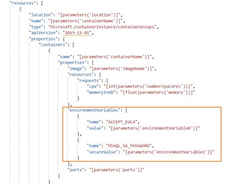 Use Arm Templates To Deploy Azure Container Instances With Sql Server Linux Images
