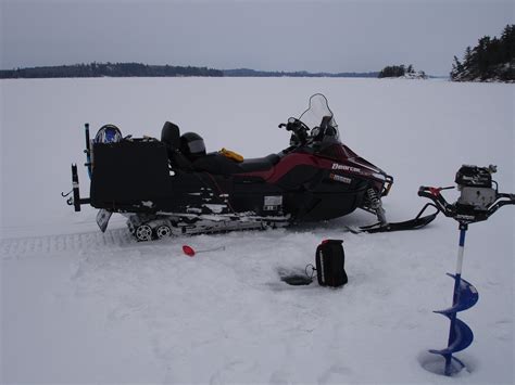 Handheld Garmin Gps Holder Auger Holder Gear Storage For Snowmobile Ice Fishing Forum
