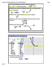 Graphing Decay And Transformations Understanding Exponential Course Hero