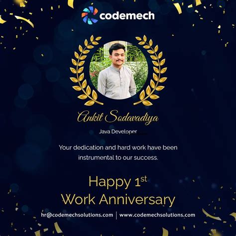 codemech solutions on linkedin workiversarycelebration