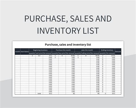 Free Excel Inventory And Sales Template For Retailers At Rose Thyer Blog
