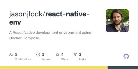 Github Jasonjlockreact Native Env A React Native Development