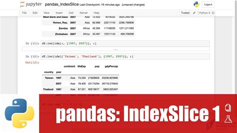 สอน Python สำหรับ Data Science การใช้ Pandas Indexslice เพื่อดึงข้อมูล Multi Level Index ตอนที่