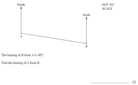 Bearings Past Paper Questions For Igcse Cambridge 0580