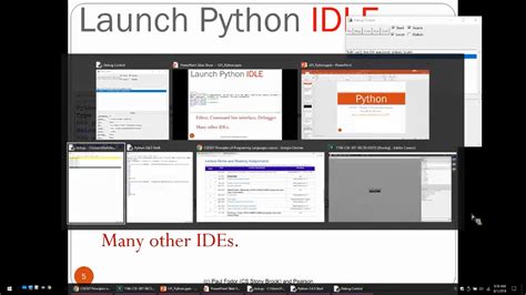 Cse307 Principles Of Programming Languages Course Python Crash Course Youtube