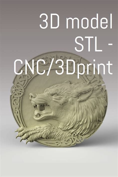3d Model Stl Cnc Router File 3dprintable Vikings Panel Artofit