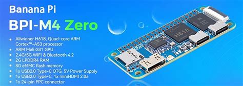Banana Pi BPI M Zero With Allwinner H SBC Public Sale BPI Product