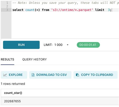 Unable To Read S Parquet Files Using Duckdb As Database Connector Issue Apache