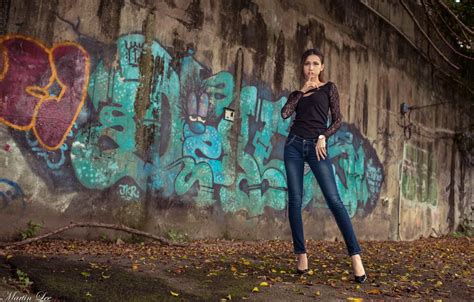 Wallpaper Graffiti Jeans Asian Gesture Cutie Asian Cutie Asian Girls For Mobile And