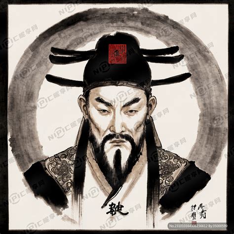 Ai创作图伏羲创八卦 昵图网