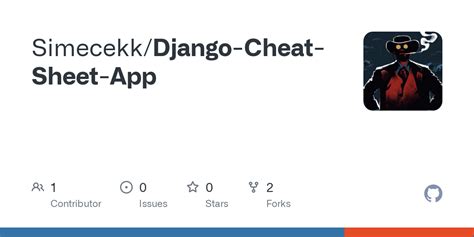 Github Simecekkdjango Cheat Sheet App