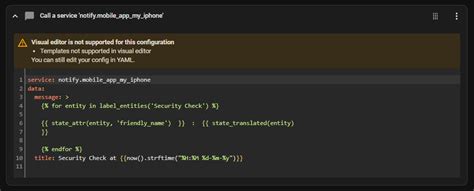 Entity Status Report Notification Request Configuration Home